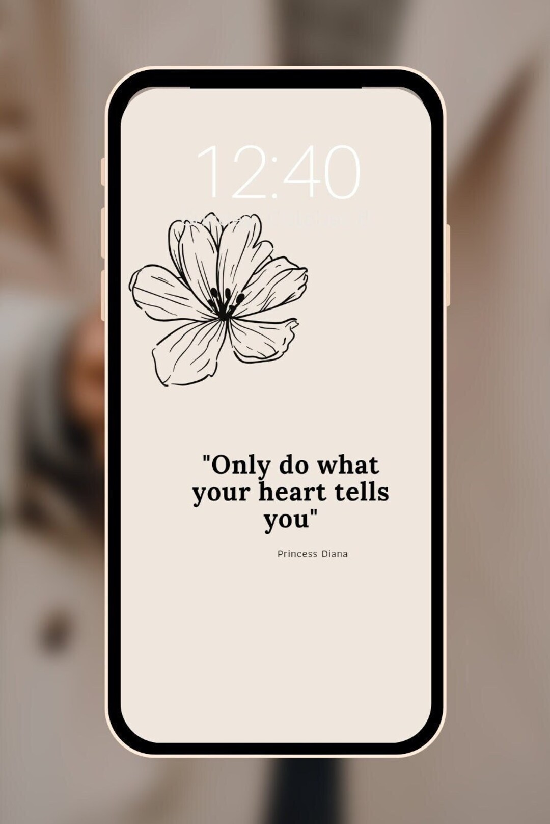 Inspirational Quote Smartphone Wallpaper - Etsy