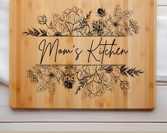 Mothers Day Cutting Board SVG, Svg Files for Laser Cutting Board ...