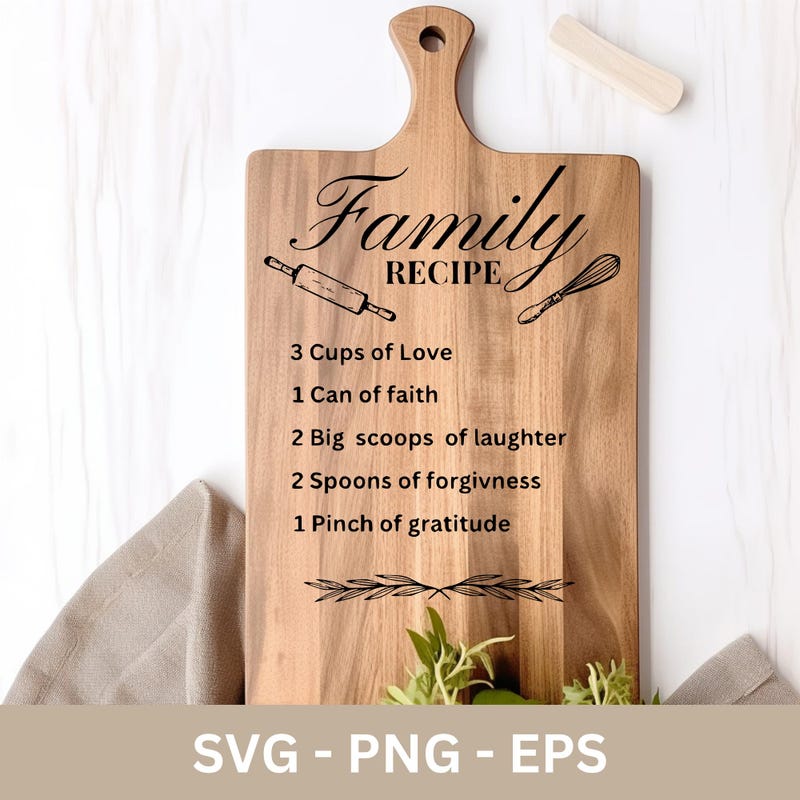 Recipe Svg - Etsy