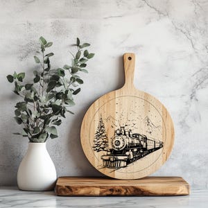 The Polar Express Train Laser Engraving File Svg, Laser Cut, Lightburn ...