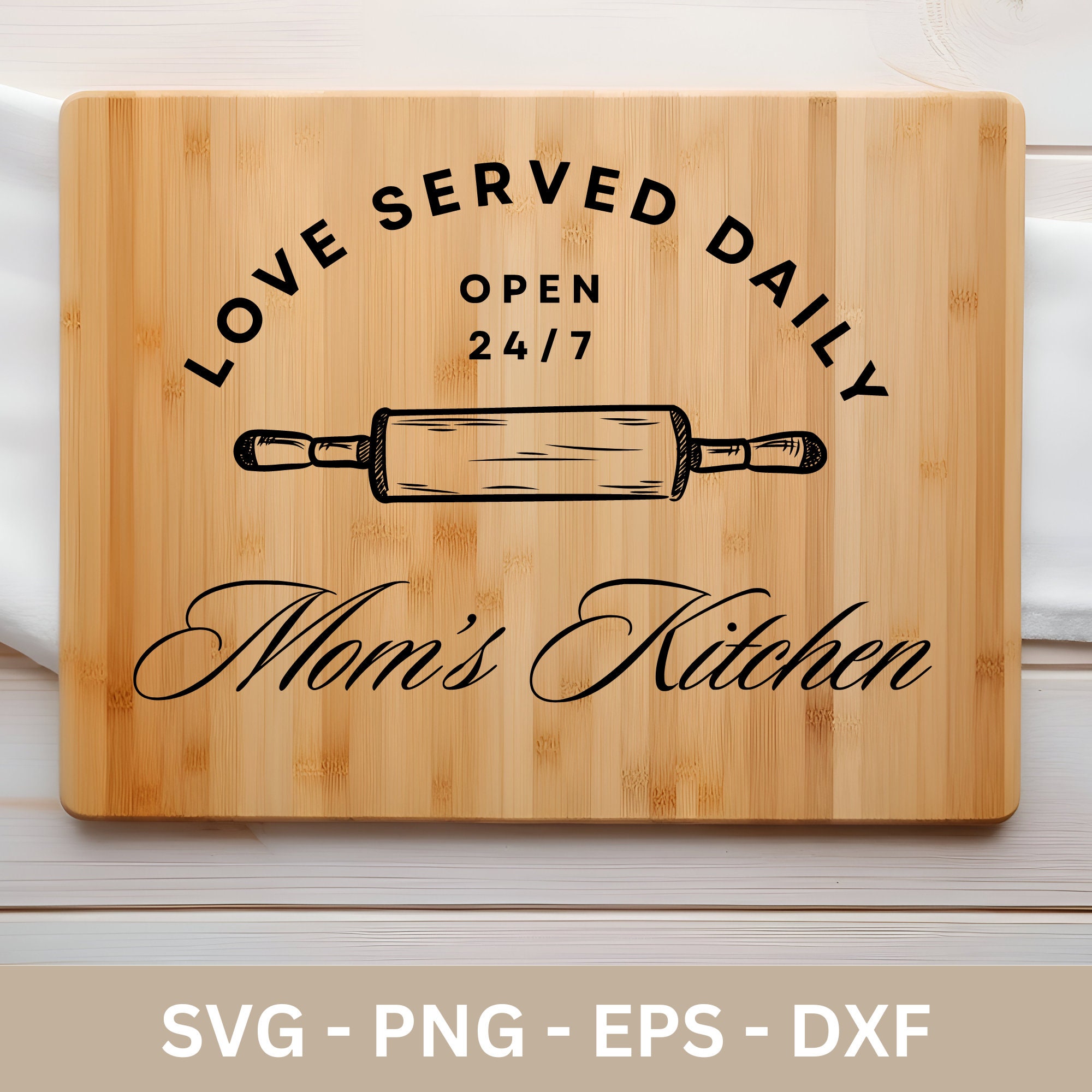 Mothers Day Cutting Board SVG, Svg Files for Laser Cutting Board ...