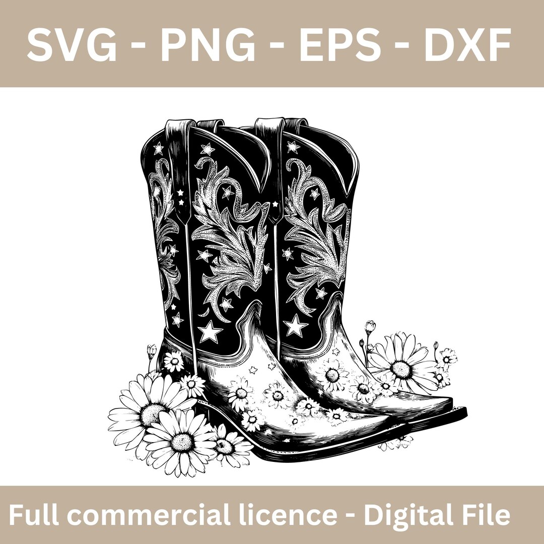 Laser Engraving Files Western, Cowgirl Boots Png, Charcuterie Board Svg ...