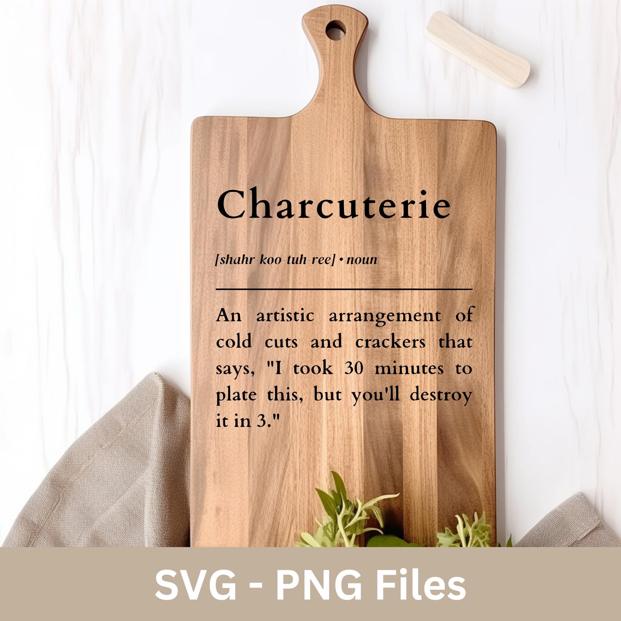 Charcuterie Definition Svg, Funny Charcuterie, Funny Cutting Board ...