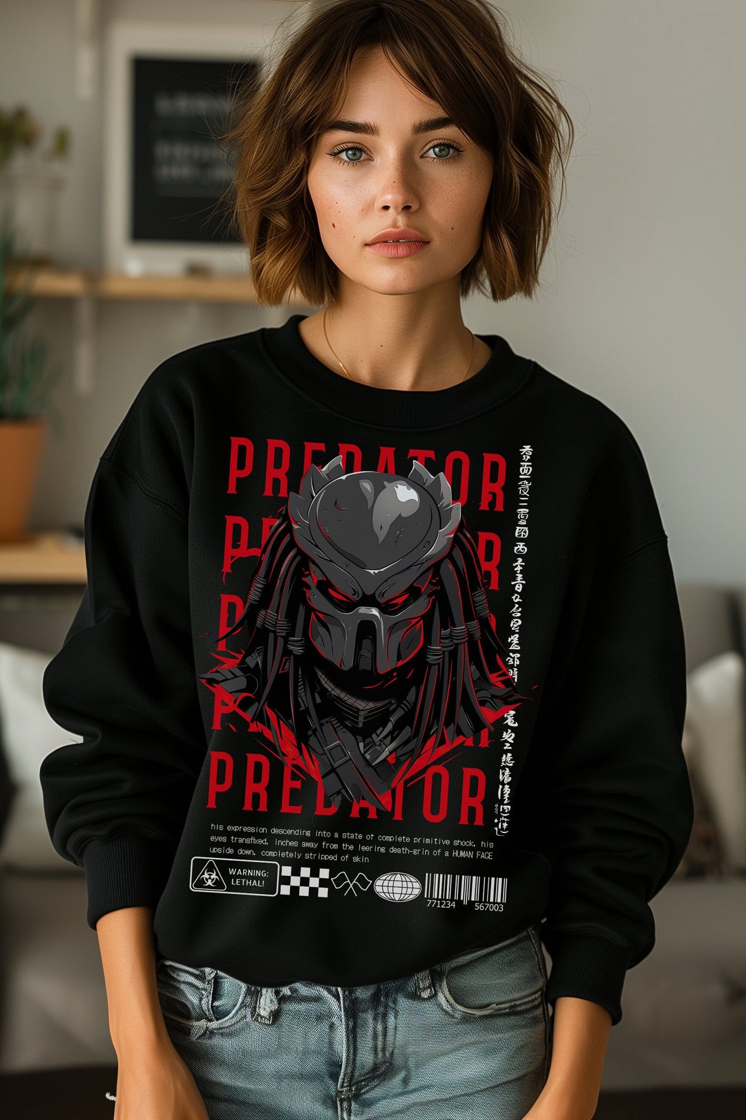 PREDATOR Horror Movie Unisex Heavy Blend Crewneck Premium Sweatshirt ...
