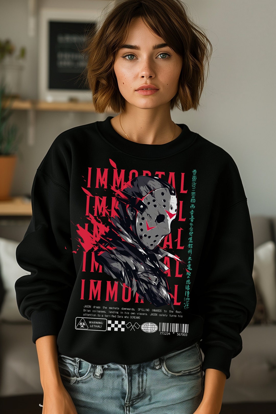 FRIDAY THE 13th Jason Voorhees Horror Movie Unisex Heavy Blend Crewneck ...