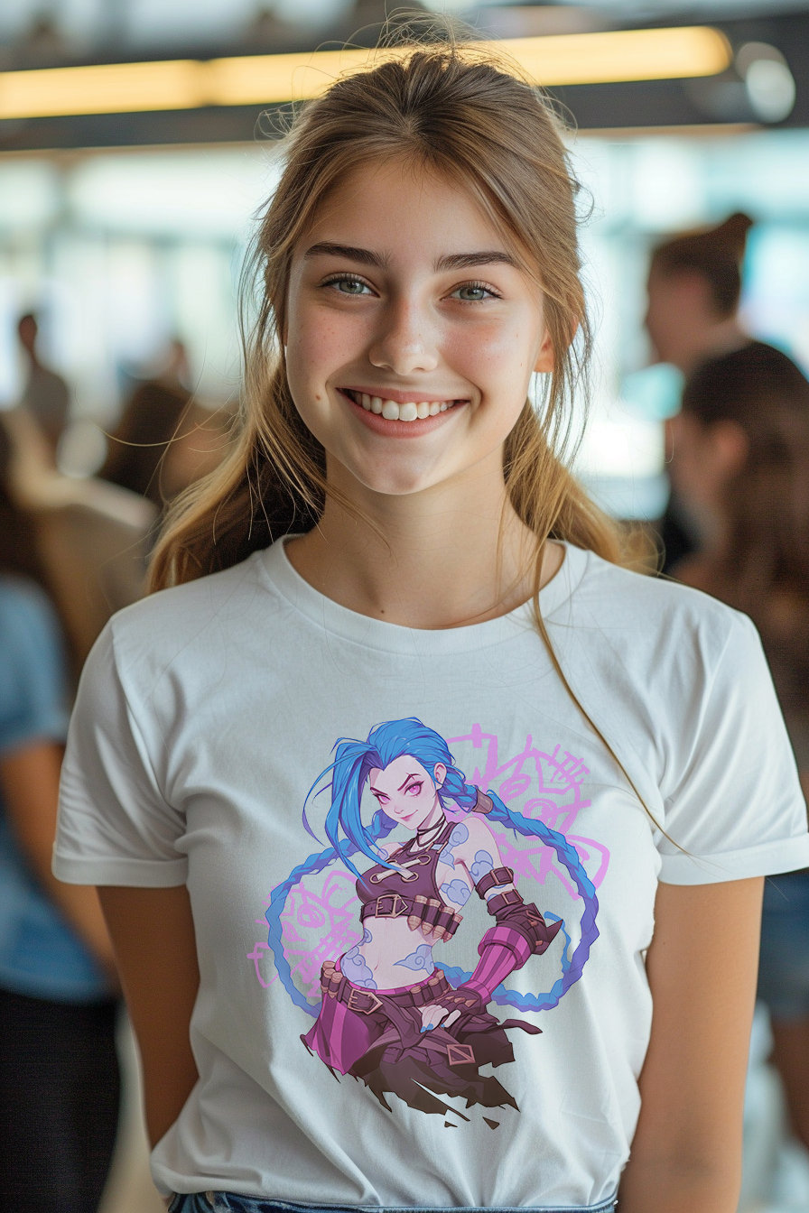 JINX ARCANE T Shirt League of Legends Gifts for Gamers Jinx League of ...