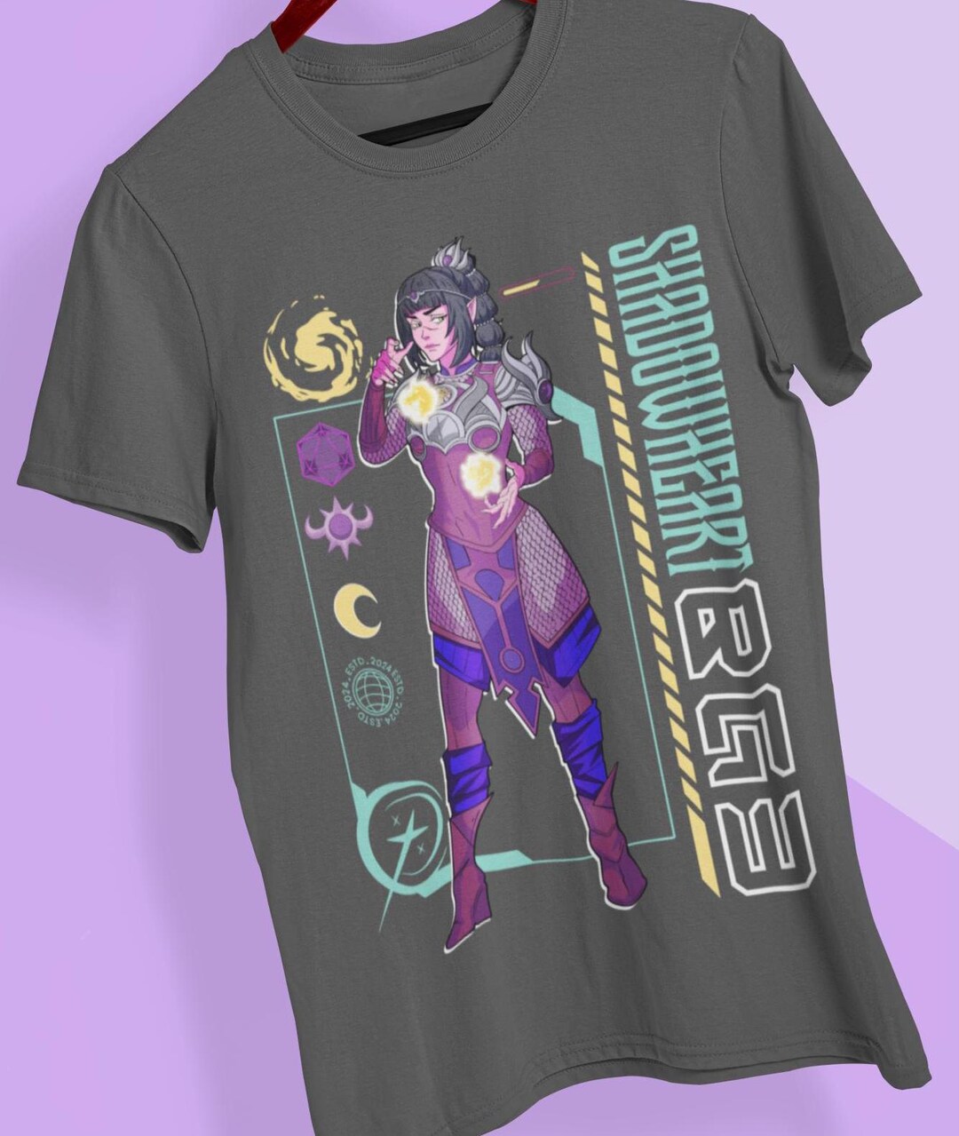 BALDURS GATE 3 Shadowheart Shirt Cute Anime Style 90s Streetwear Gifts ...