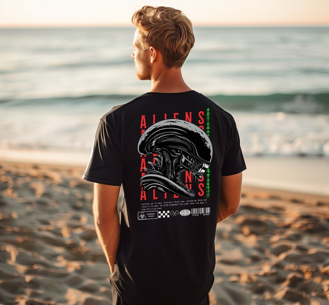 Alien Romulus Xenomorph Tshirt Horror Movie Shirts Xenomorph Shirt ...