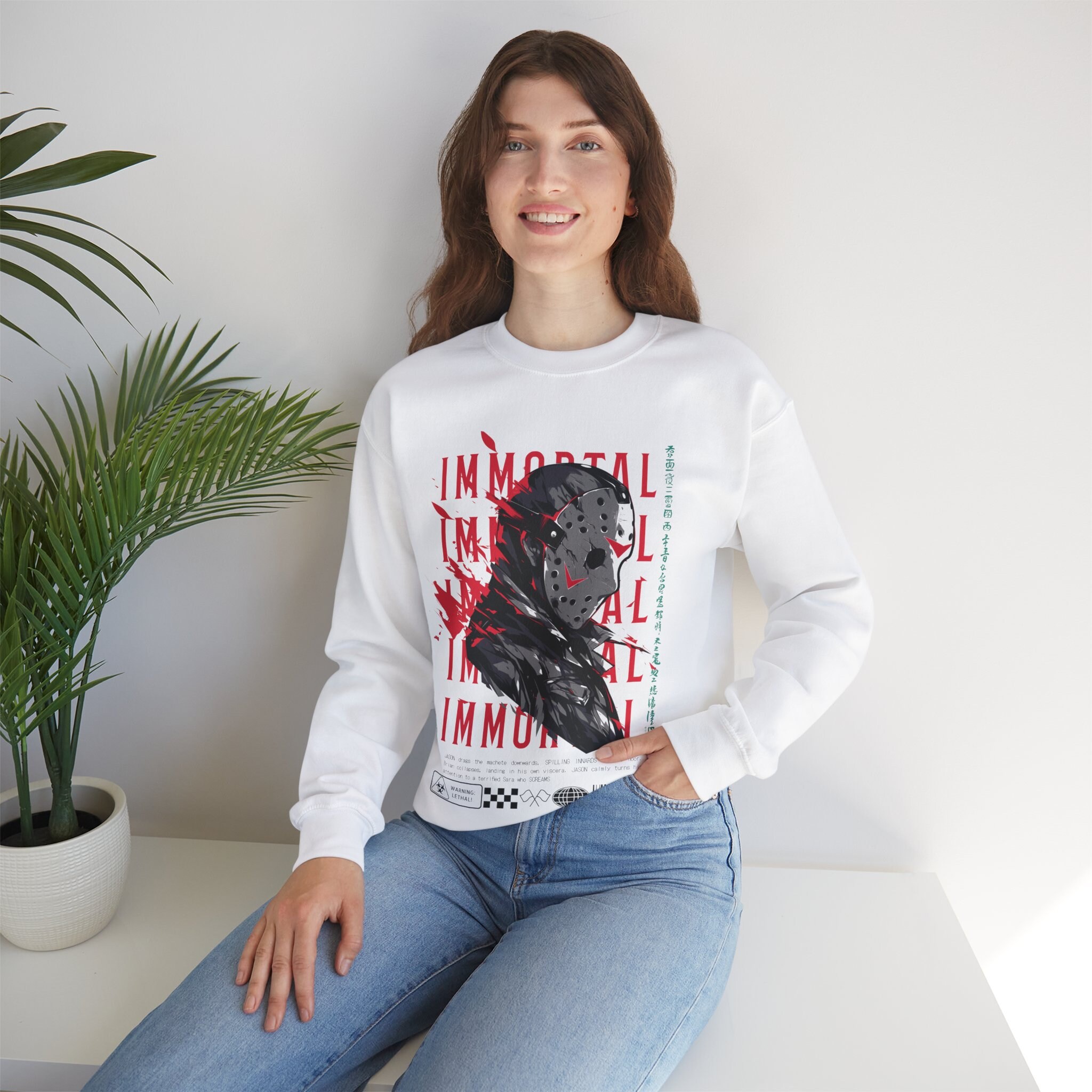 FRIDAY THE 13th Jason Voorhees Horror Movie Unisex Heavy Blend Crewneck ...