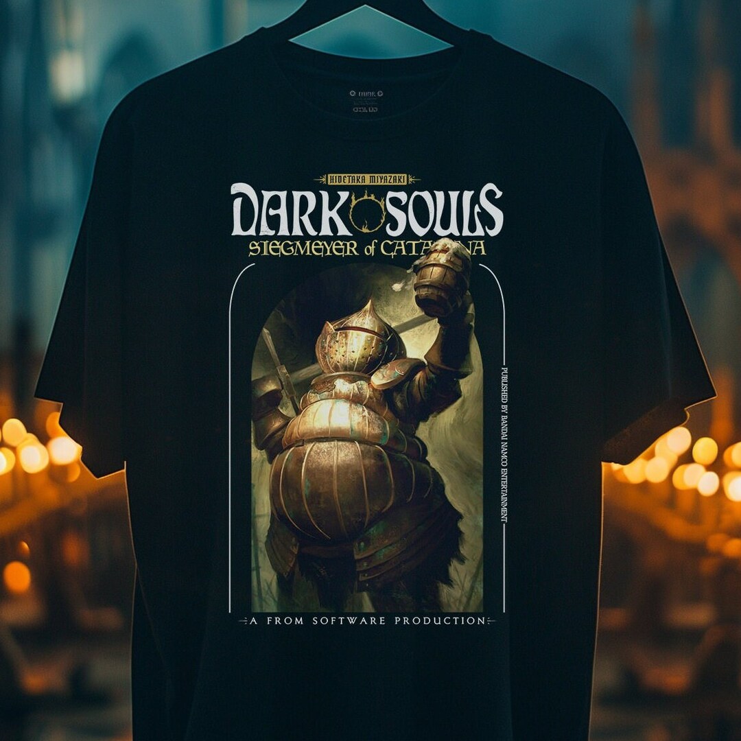 Dark Souls Siegmeyer Graphic T Shirt Heavy Cotton Unisex Tee Gaming ...