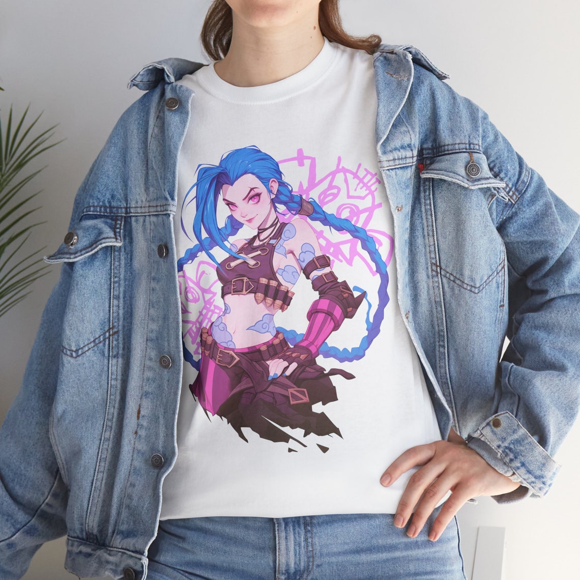 JINX ARCANE T Shirt League of Legends Gifts for Gamers Jinx League of ...