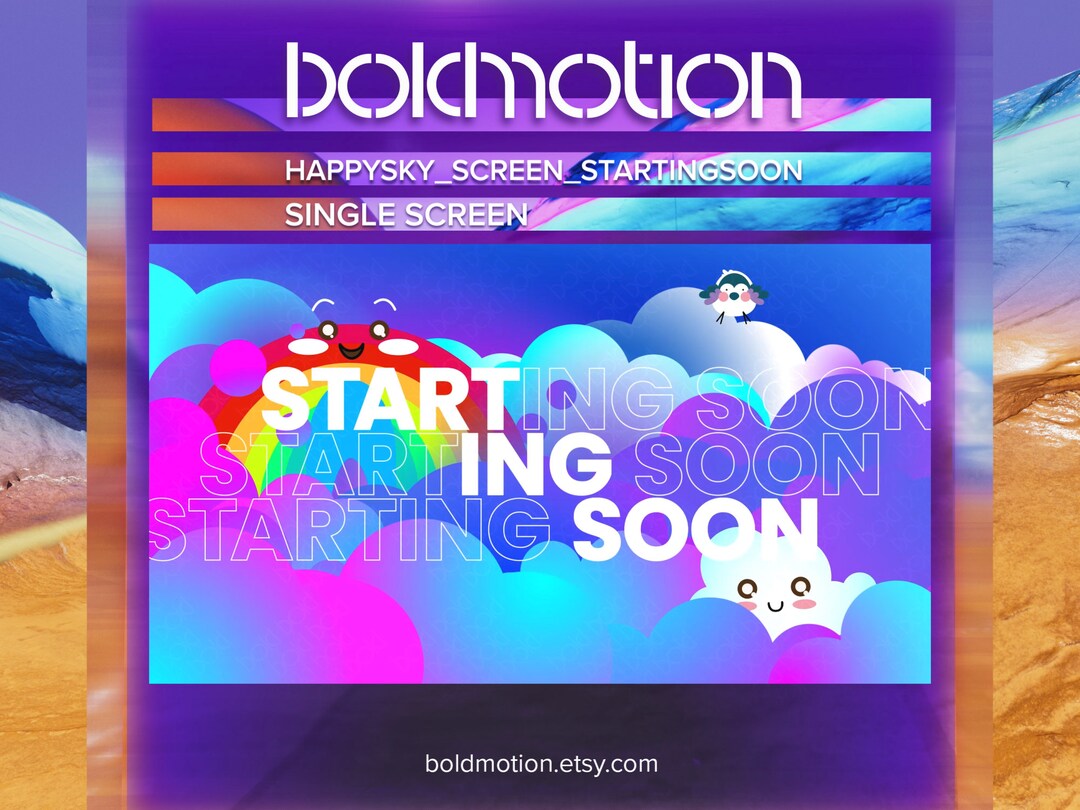 Starting Soon Stream Loop, Intermission Screen,twitch, Youtube ...