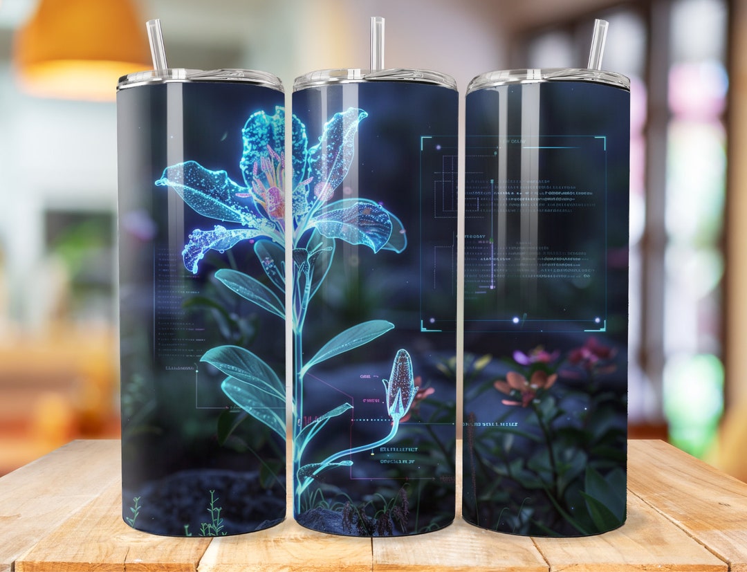 Sci-fi Scientific Diagram of a Azalea 20oz Sublimation Tumbler Designs ...