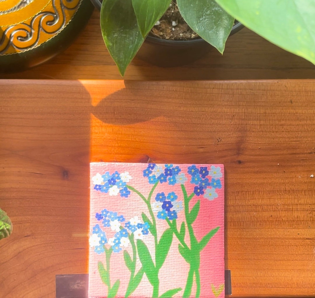 Forget-me-not Magnet - Etsy