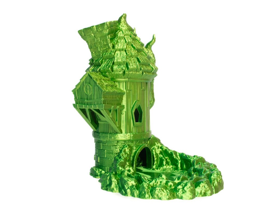 Wizard Dice Tower 3D Printed Dnd Player Gift for True Gamers Unique Dnd ...