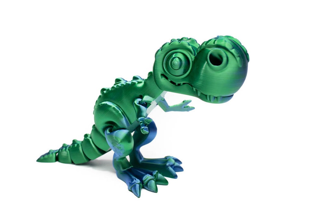 Flexi T-rex Articulated Dino Movable Dinosaur Desk Toy Home Decoration ...