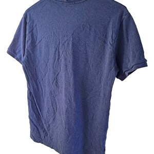 Polo Ralph Lauren Vintage Polo Shirt Mens Blue Slim Fit Orange Pony Sz ...
