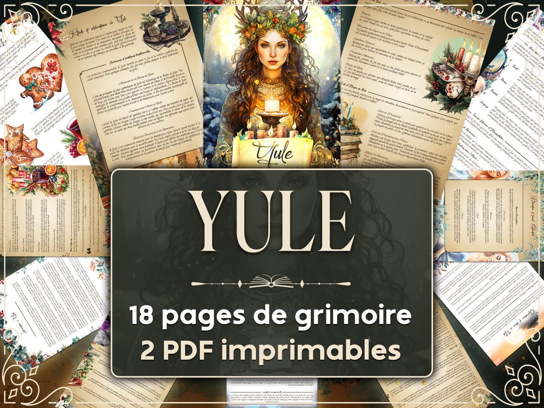 Printable Yule Book – Complete Guide to Celebrating the Winter Solstice ...