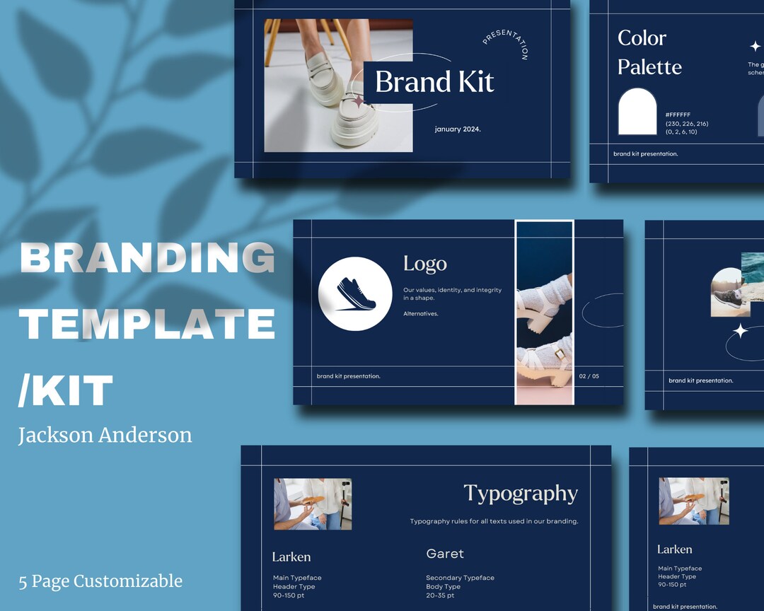 DIY Branding Kit Templates, Full Branding Package Templates, Social ...