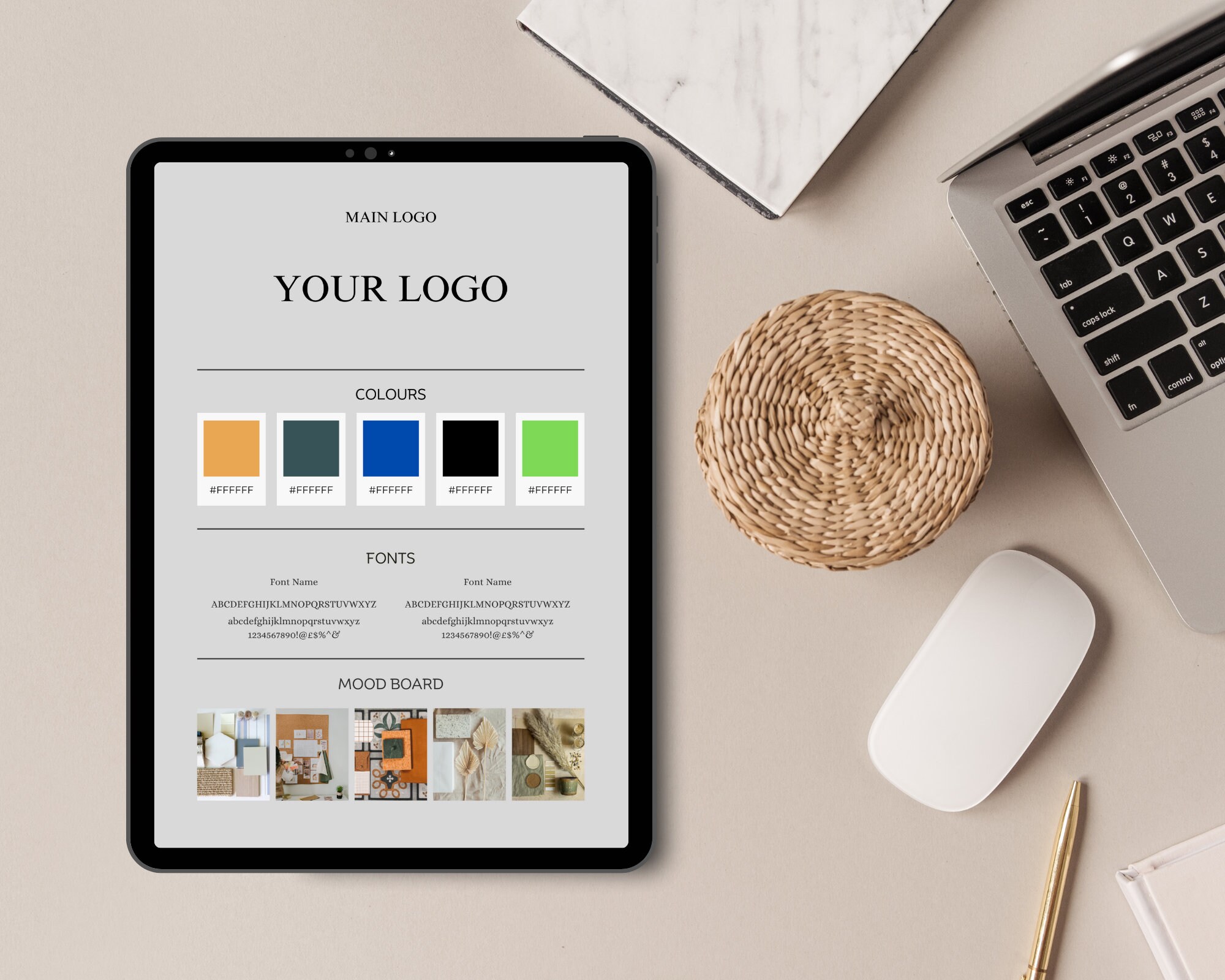 DIY Branding Kit Templates, Full Branding Package Templates, Social ...