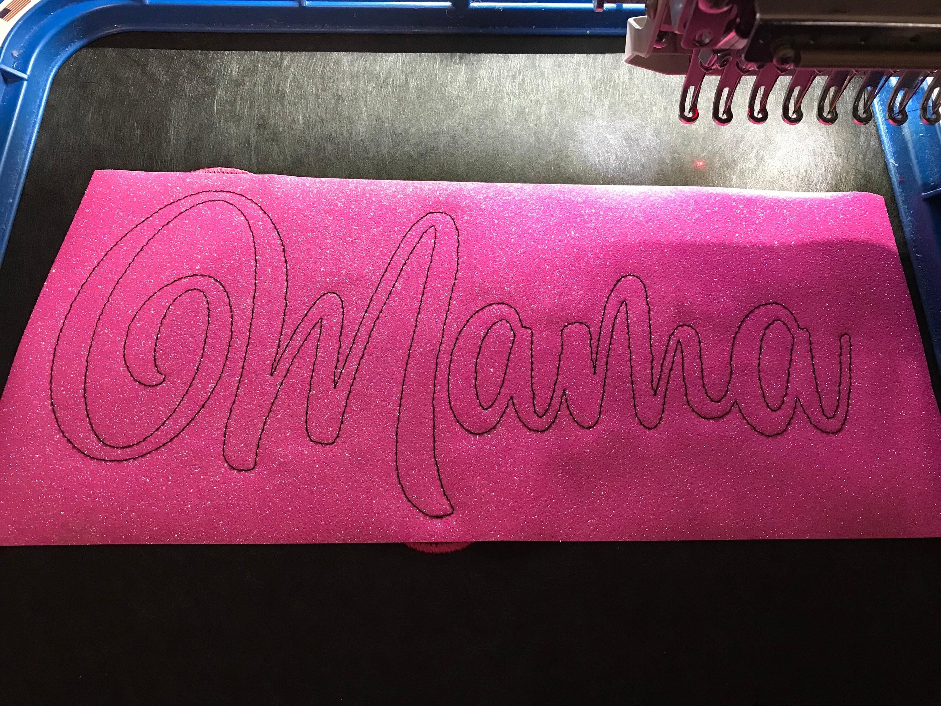 Mom, Mama, Mother, Mother's Day, Satin Stitch Double Applique Machine ...