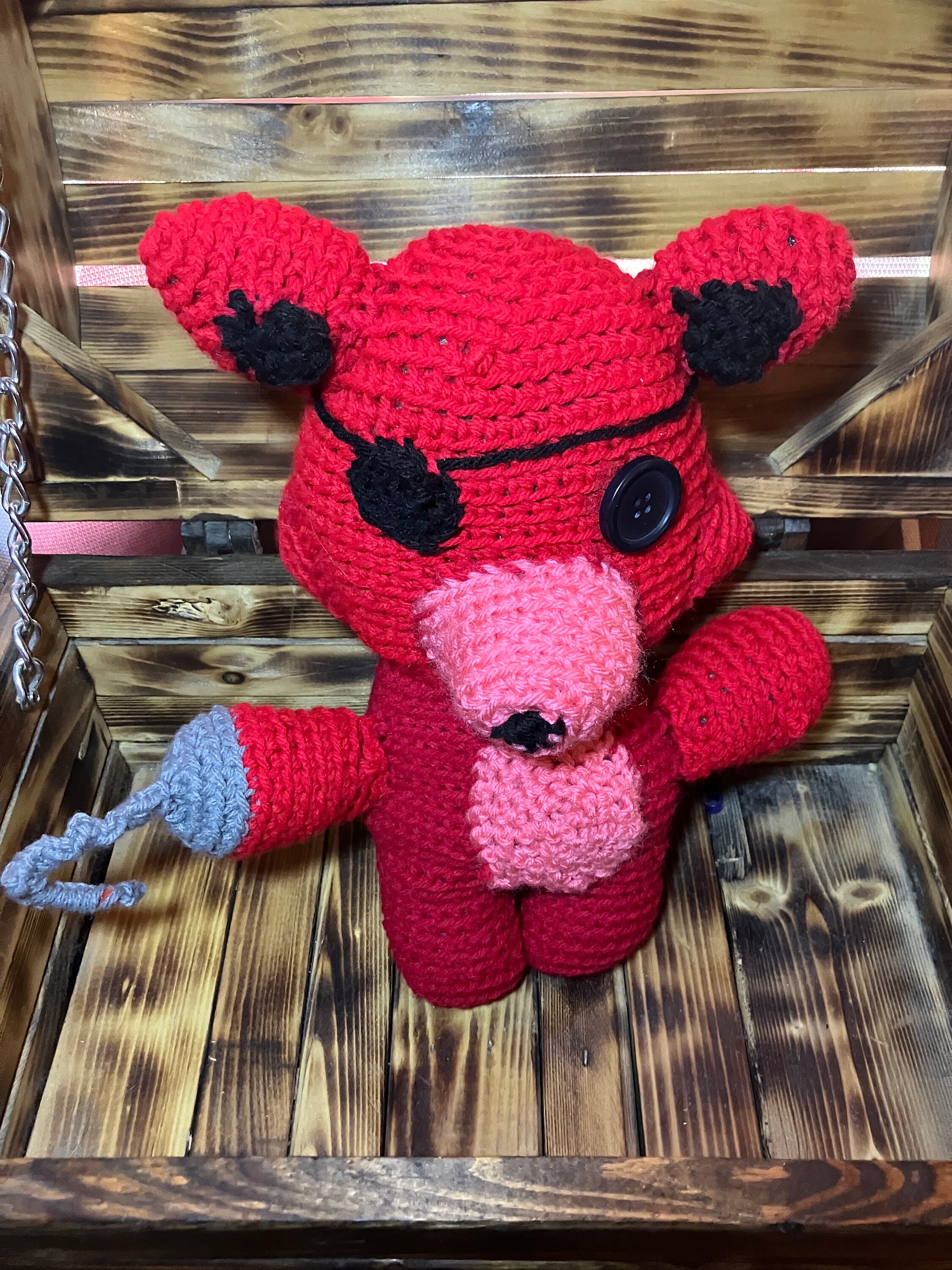 Crochet Five Nights at Freddy's Plush foxy - Etsy