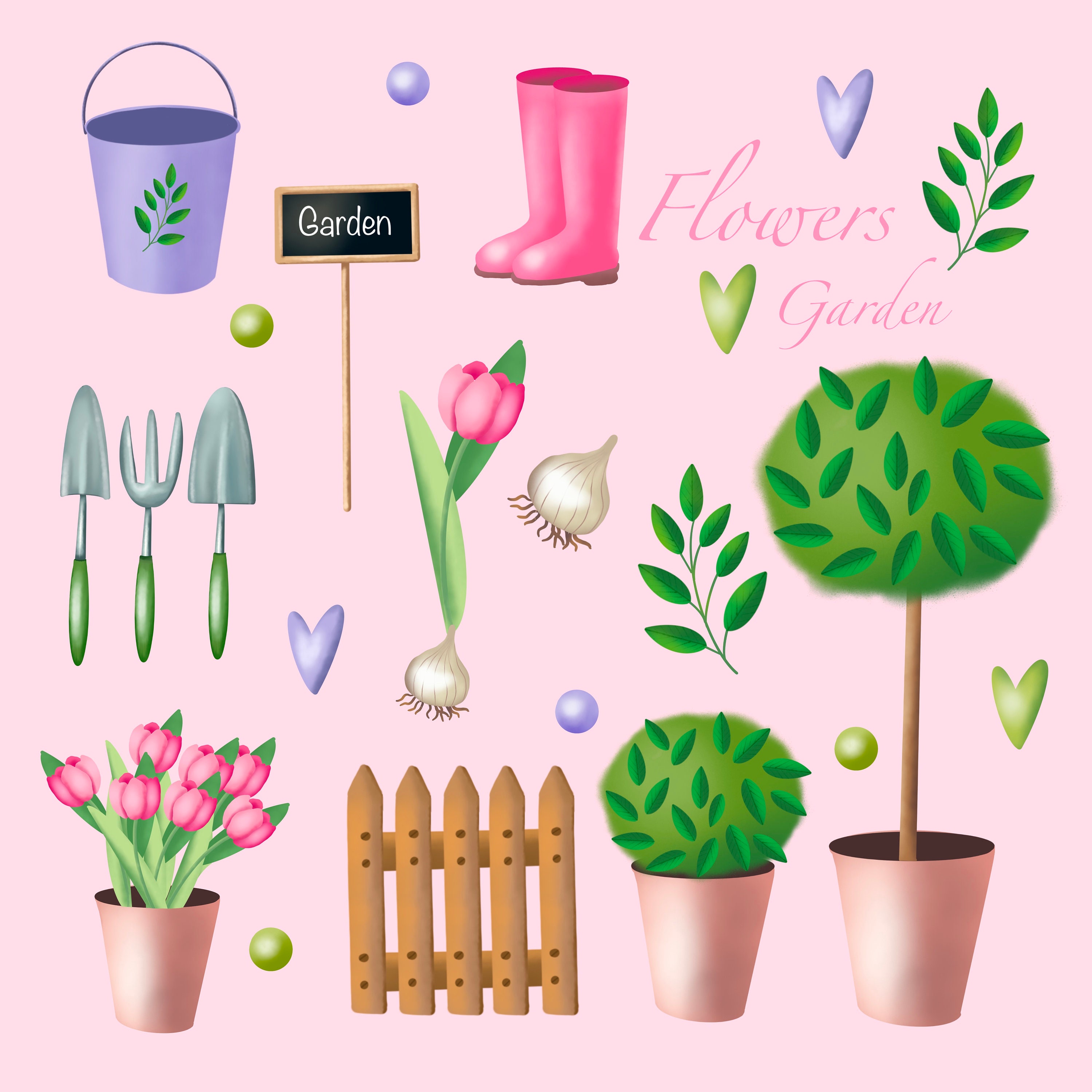 30 PNG. Clipart. Transparent Background. Card Making Garden. Inspired ...