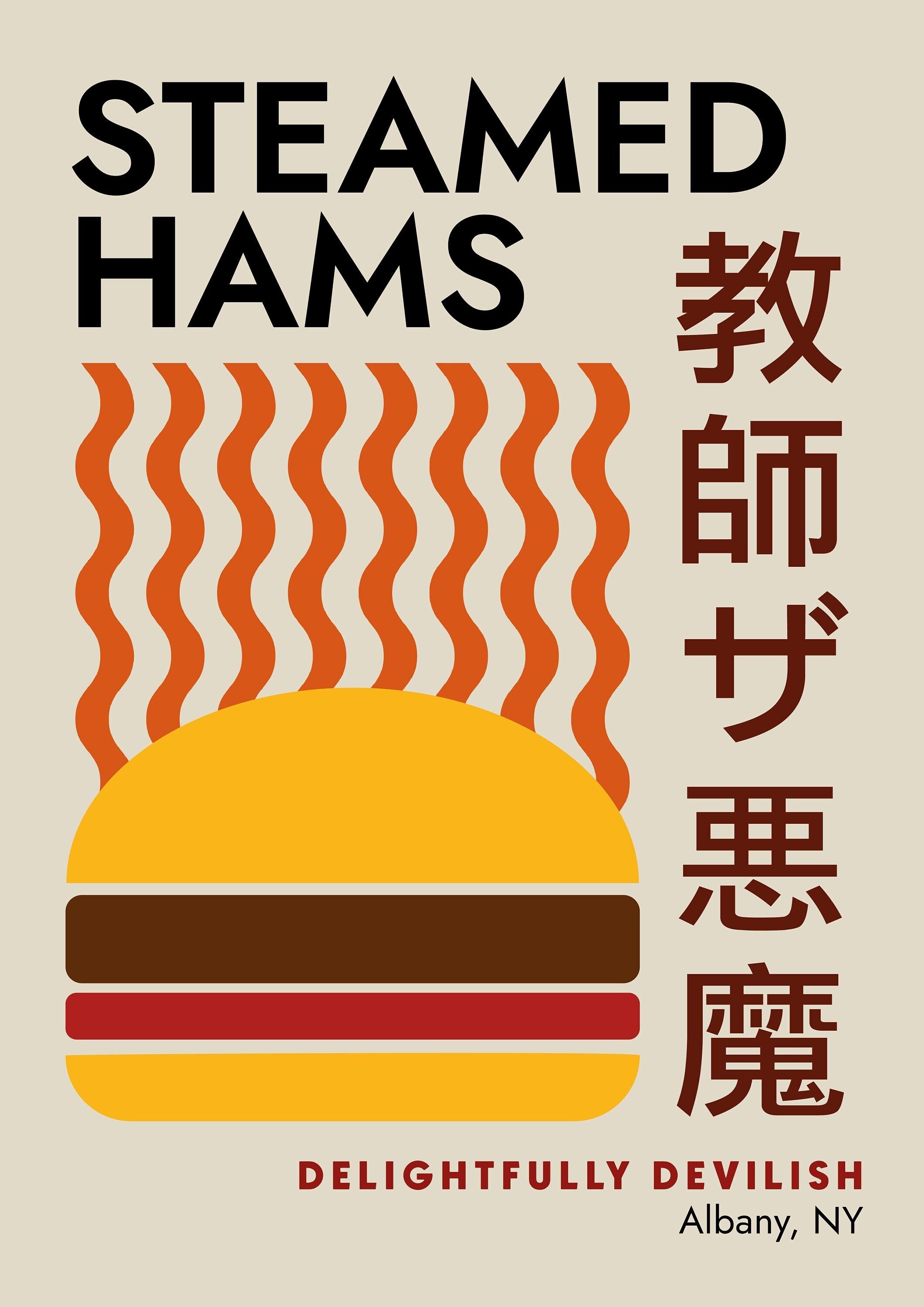 Steamed Hams Minimalist Art Print -the Simpsons, Kusama Style - Etsy