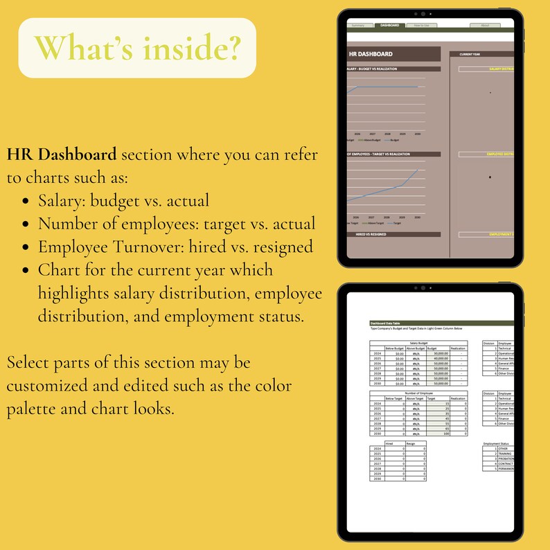 Customizable Employee Database System HR Management Human Resource ...