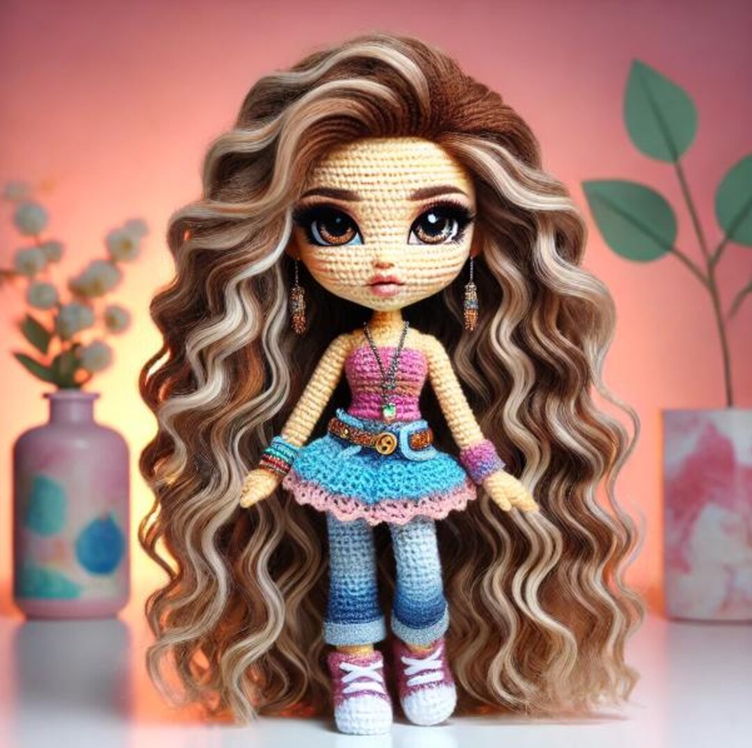 Bratz Doll Amigurumi Pattern Crochet Doll Pattern, Cute Amigurumi ...