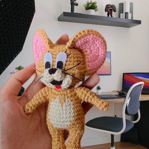 Jerry Mouse Amigurumi Pattern DIY Crochet Design, Easy-to-follow ...