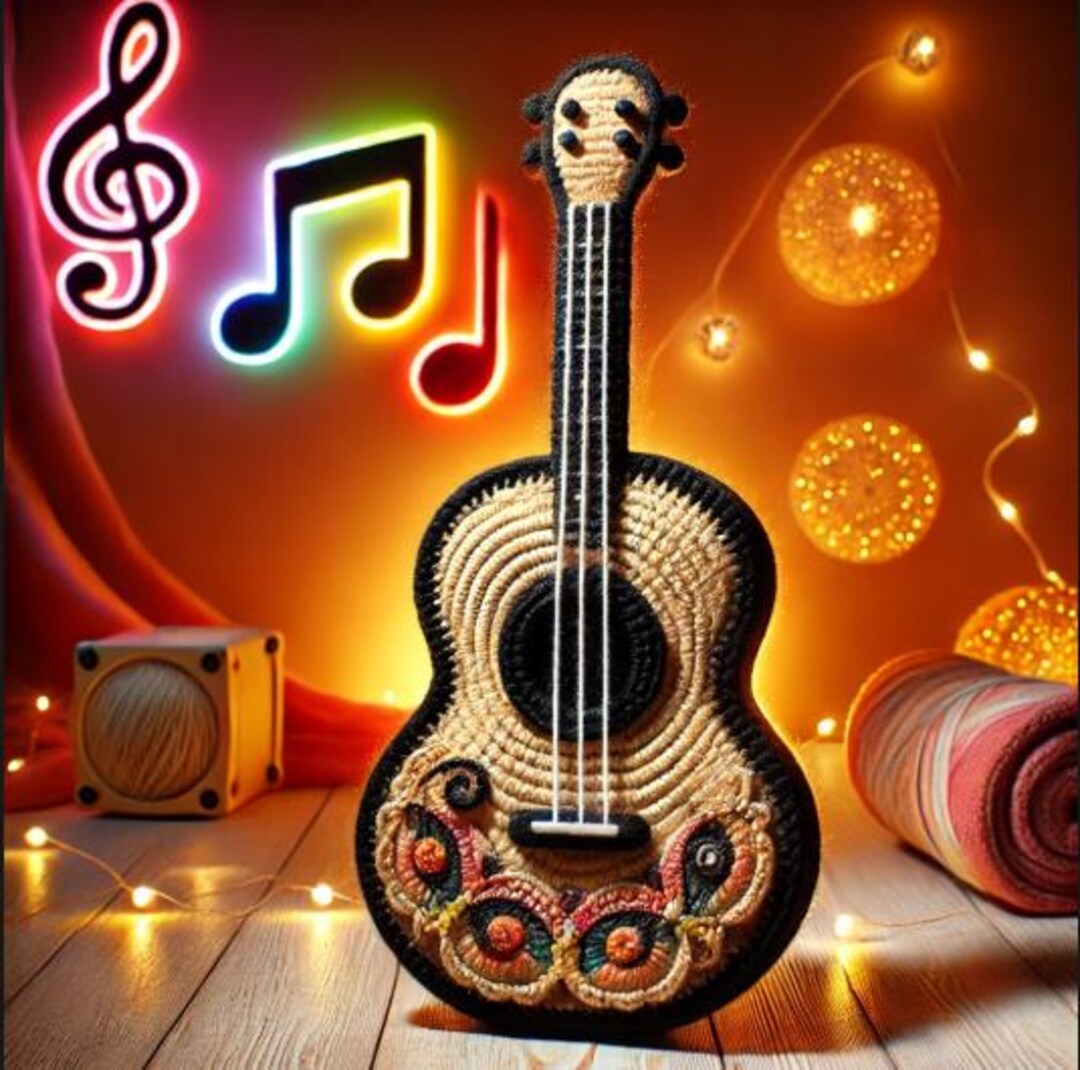 Guitar Amigurumi Crochet Patterns Unique DIY Crochet Designs, Music ...