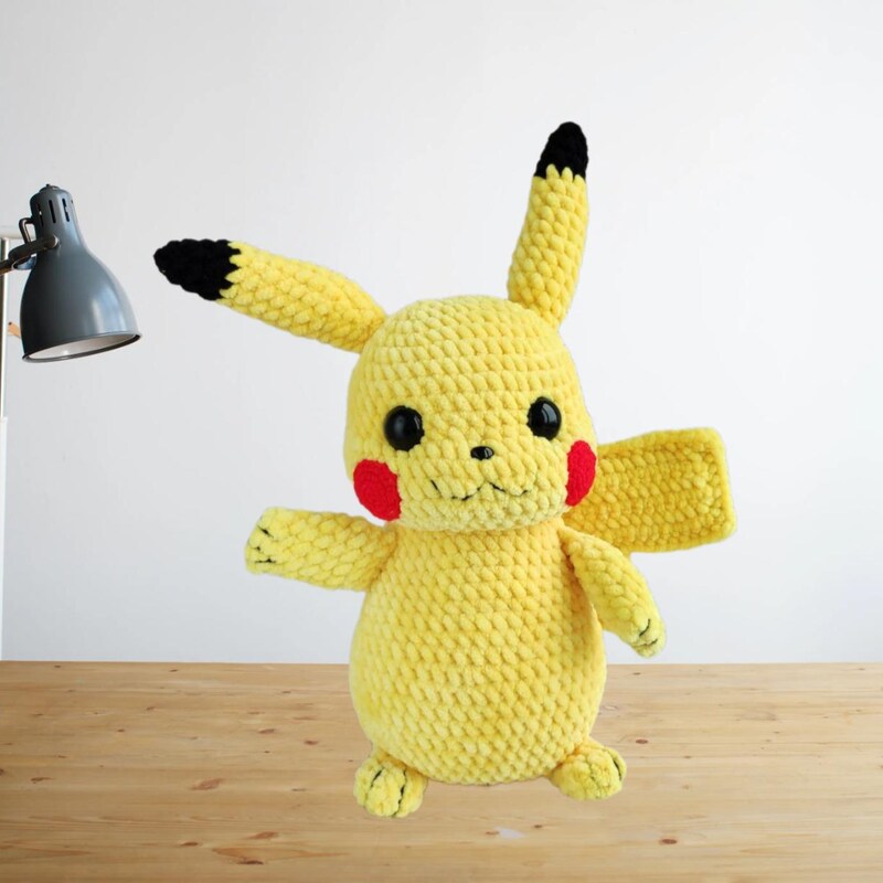 Crochet Pikachu Pattern - Etsy