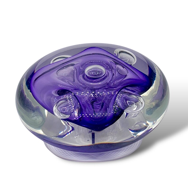 Purple Paperweight - Etsy