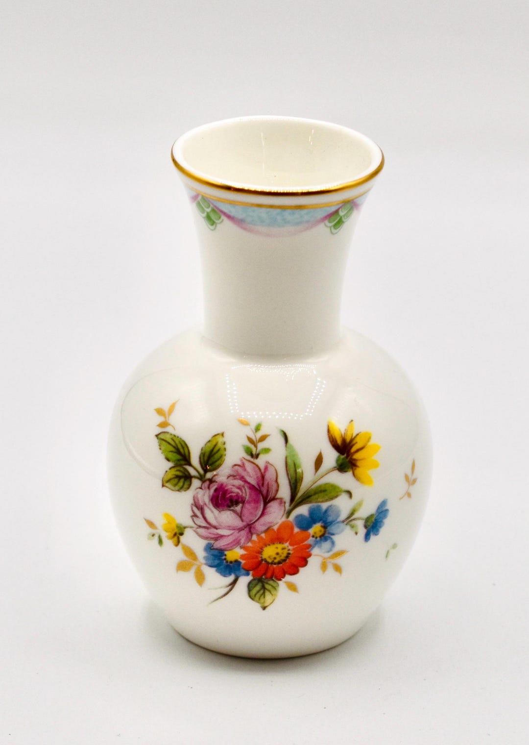 Vase Mini Christopher Stuart Bone China Vintage - Etsy