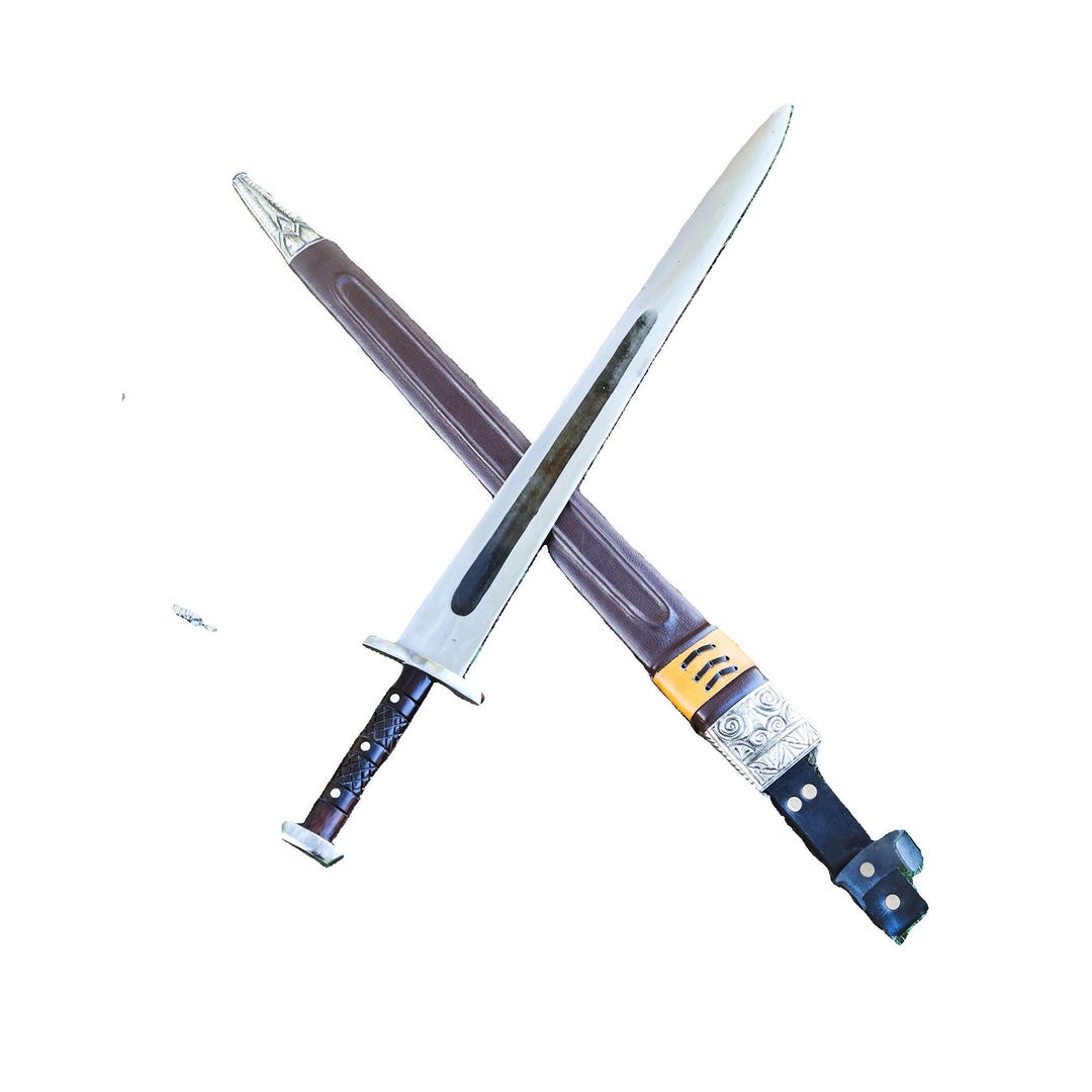 Forest Guardian Dao Sword - Handmade 25-inch Nepali Carbon Steel Blade ...