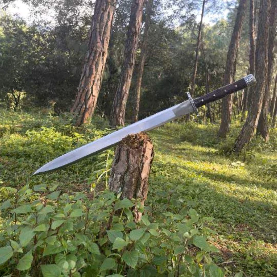 18 Inches Blade Viking Sword, Handmade Sword, Balance Water Tempered ...