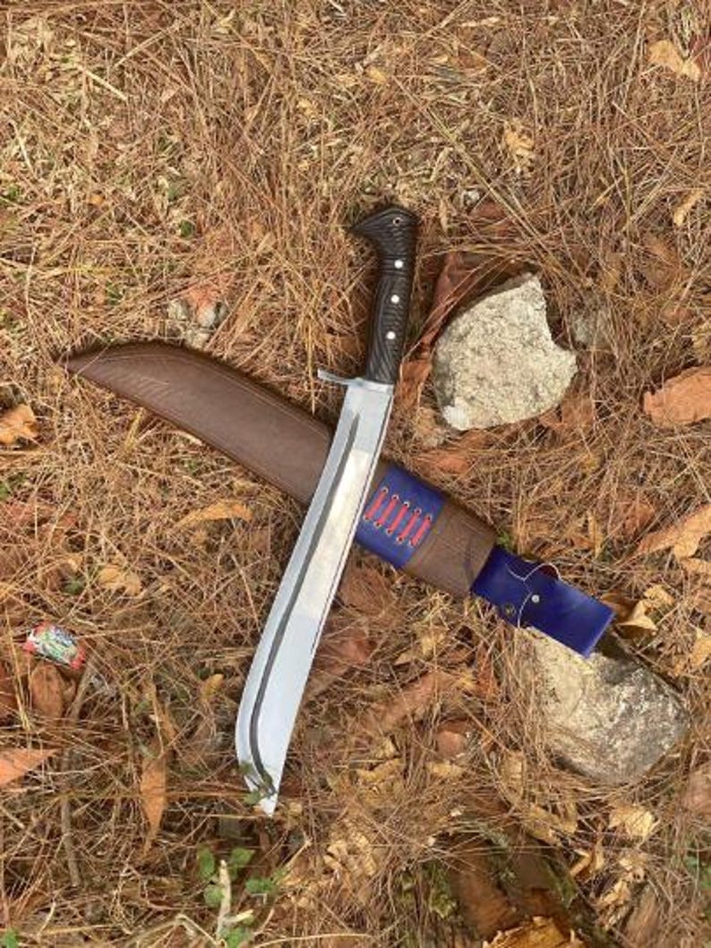 15-inch Handmade Carbon Steel Knife | Artisan-forged for Precision ...