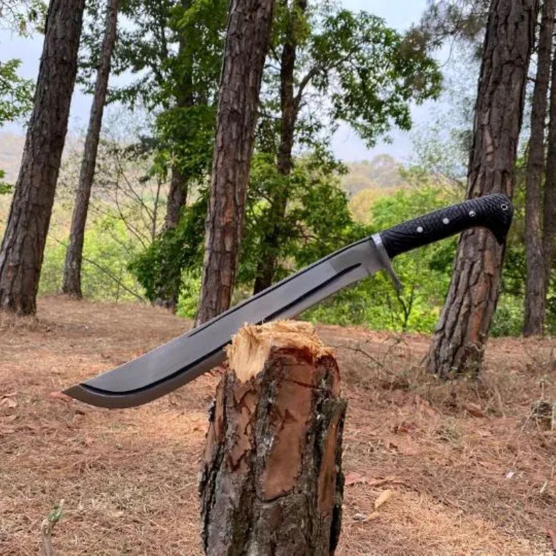 15-inch Handmade Carbon Steel Knife | Artisan-forged for Precision ...