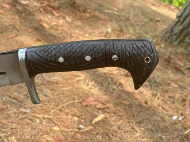 15-inch Handmade Carbon Steel Knife | Artisan-forged for Precision ...