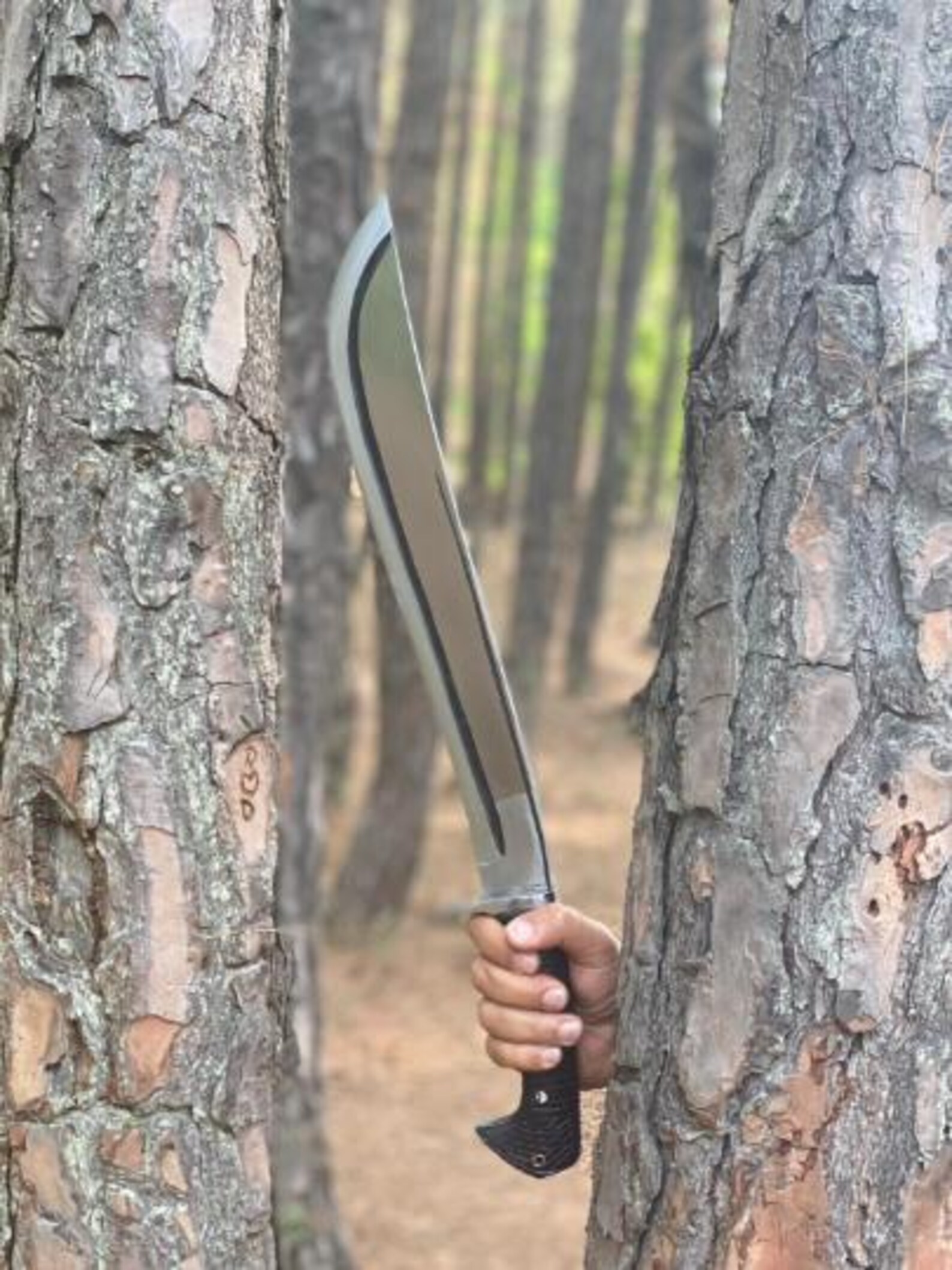 15-inch Handmade Carbon Steel Knife | Artisan-forged for Precision ...