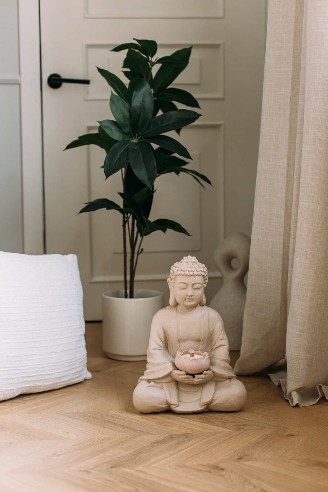 Handmade Buddha Statue Meditation Decor Home Decor Home and Living ...