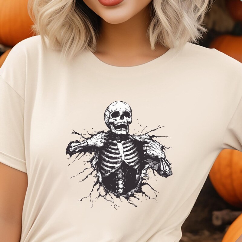 Skeleton Shirt - Etsy