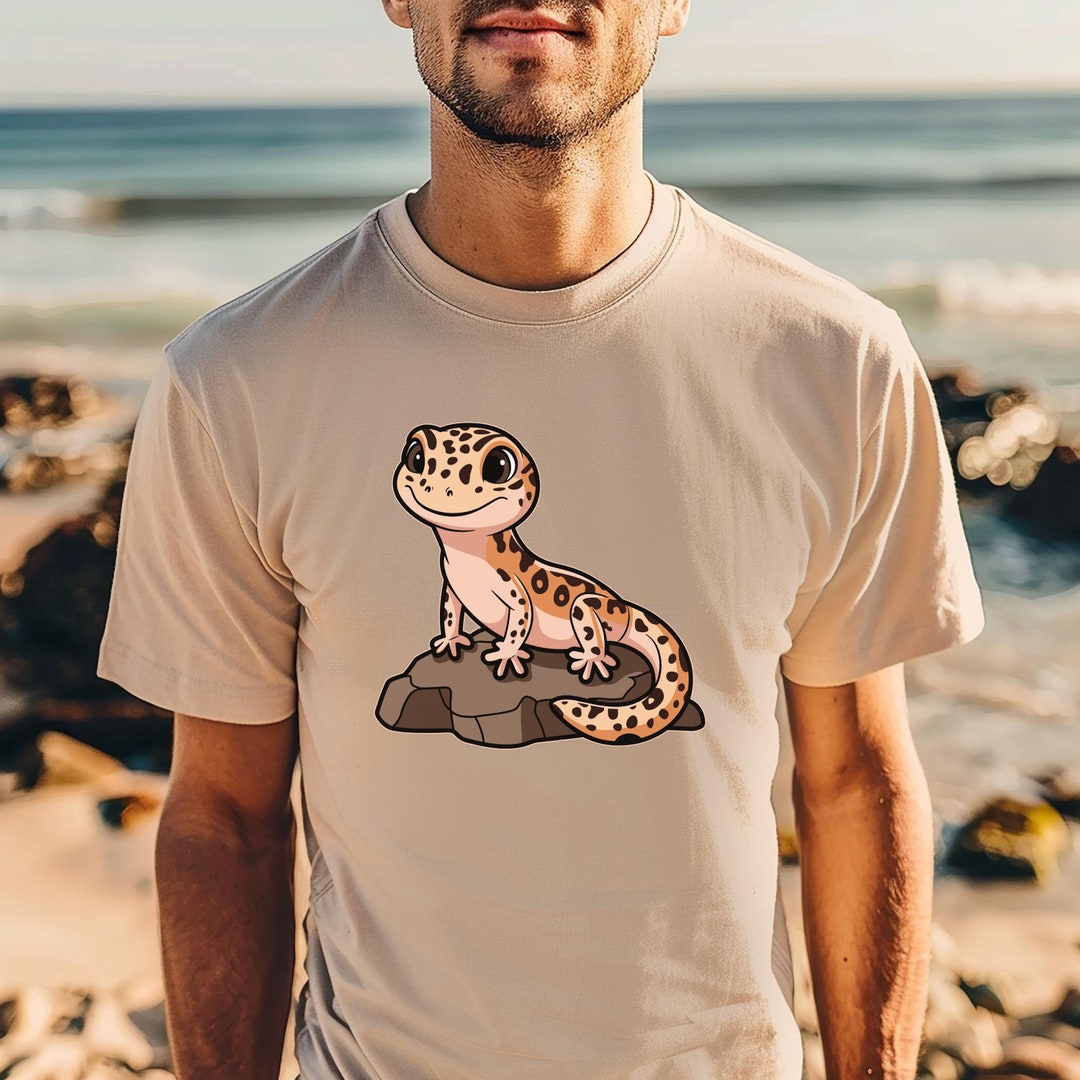 Leopard Gecko T-shirt, Leopard Gecko Shirt, Men's Gecko Tee, Gecko ...