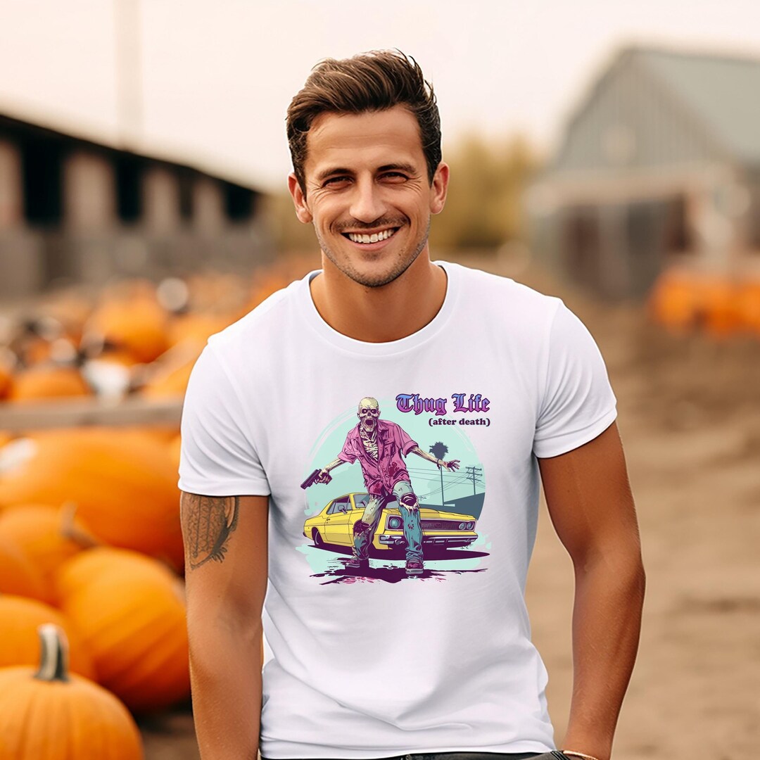 Thug Life After Death, Undead T-shirt, Thug T-shirt for Men, Thug Life ...