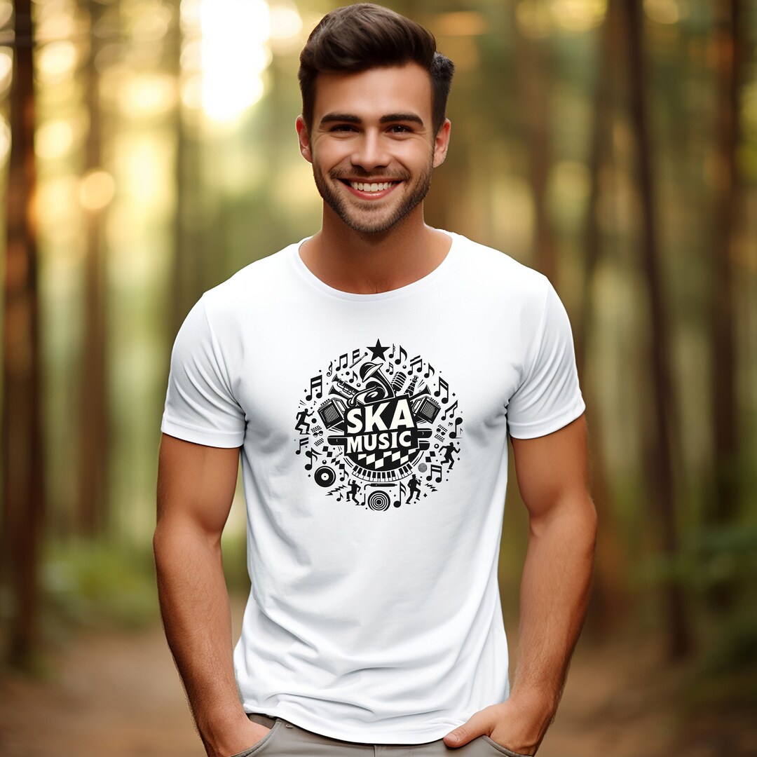 Ska T-shirt for Men, Ska Music Graphic Tee, Ska Band Shirt ...