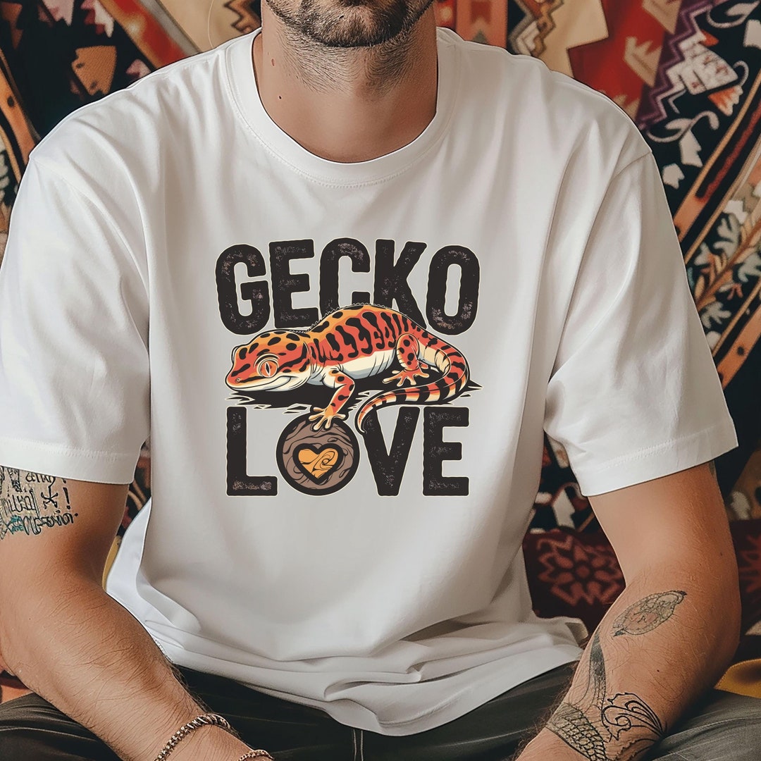 Leopard Gecko T-shirt, Leopard Gecko Shirt, Men's Gecko Tee, Gecko ...
