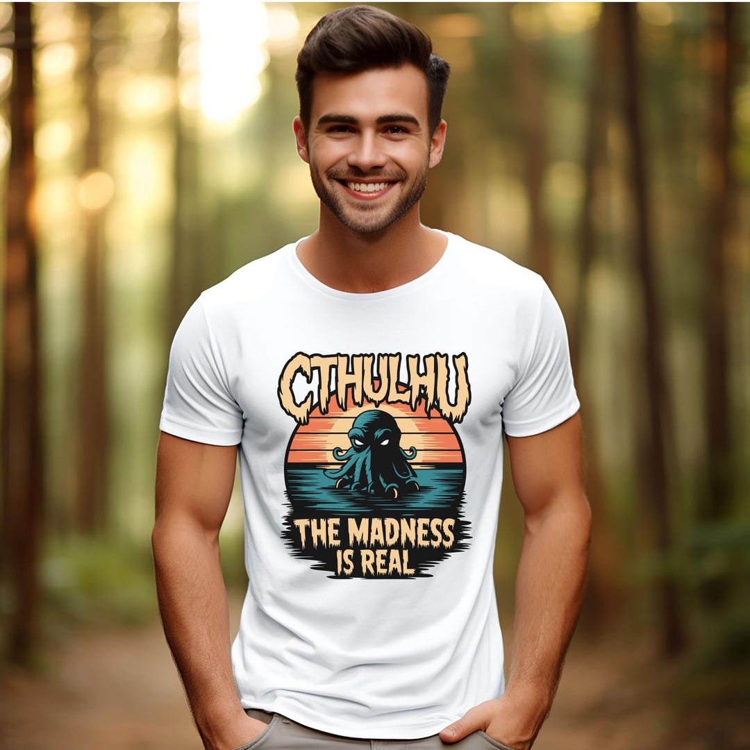 Cthulhu Madness, Cthulhu T-shirt, Lovecraft T-shirt, Cosmic Horror ...