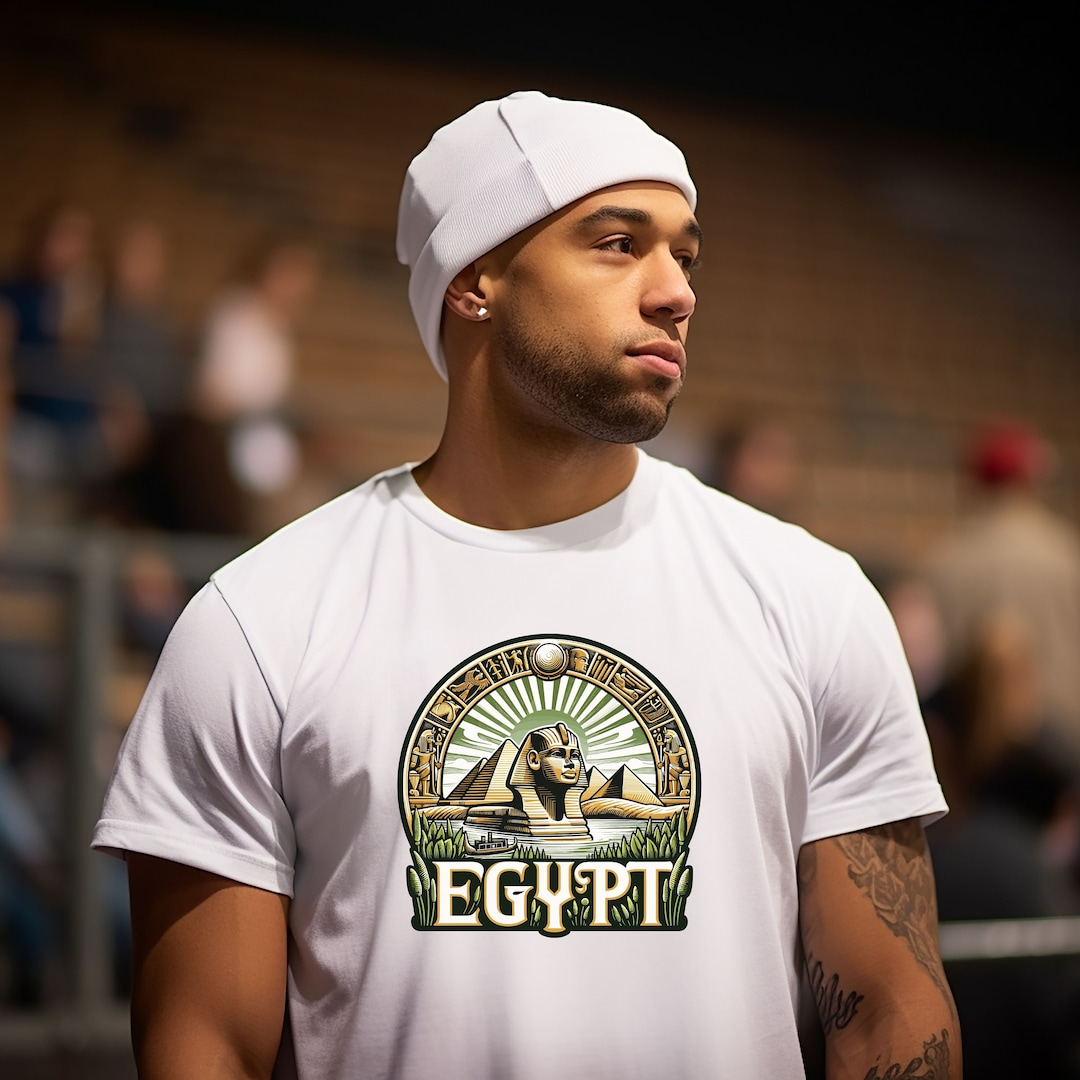 Egypt T-shirt for Men, Egyptian Graphic Tee, Pyramid Shirt, Sphinx ...
