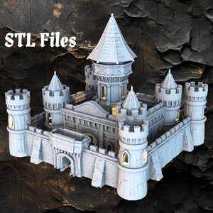 The Blackwood Castle (STL Files) | 3D Printable Terrain - Etsy